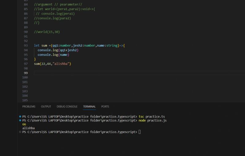 Alishba Rehman on LinkedIn: arrow function type script practice Zia ... Alishba Rehman on LinkedIn: arrow function type script practice Zia ...