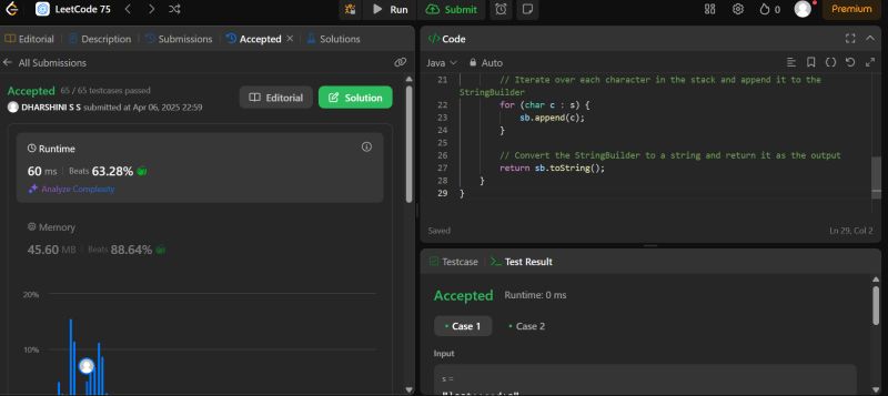 #leetcode #java #dsa #100daysleetcodechallenge | Dharshini S S #leetcode #java #dsa #100daysleetcodechallenge | Dharshini S S