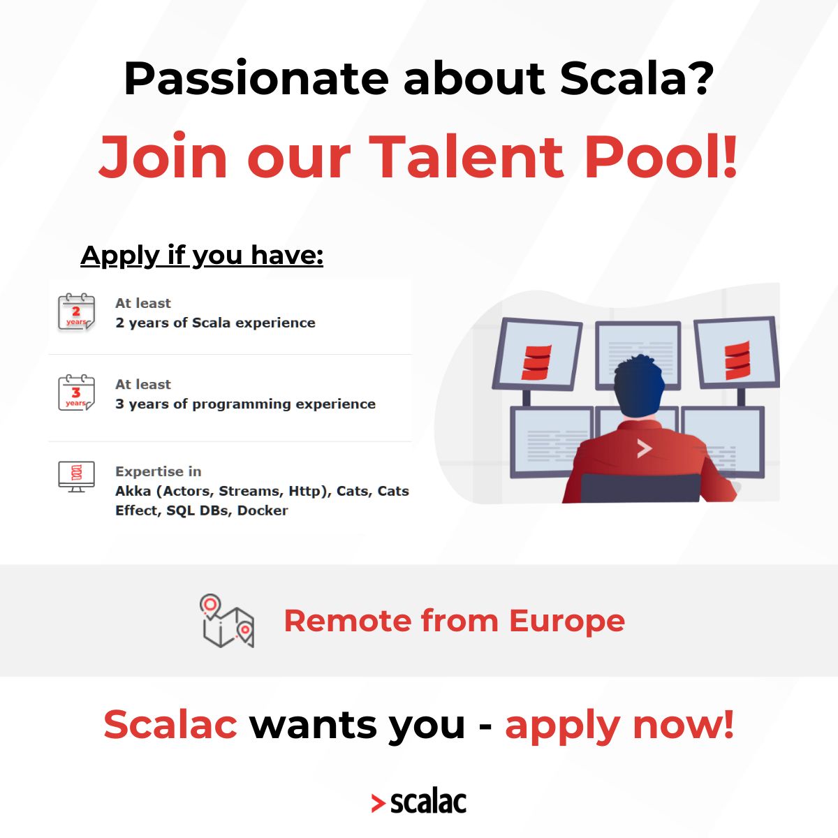 Scalac on LinkedIn: #scala #scala #hiring #functionalprogramming # ... Scalac on LinkedIn: #scala #scala #hiring #functionalprogramming # ...