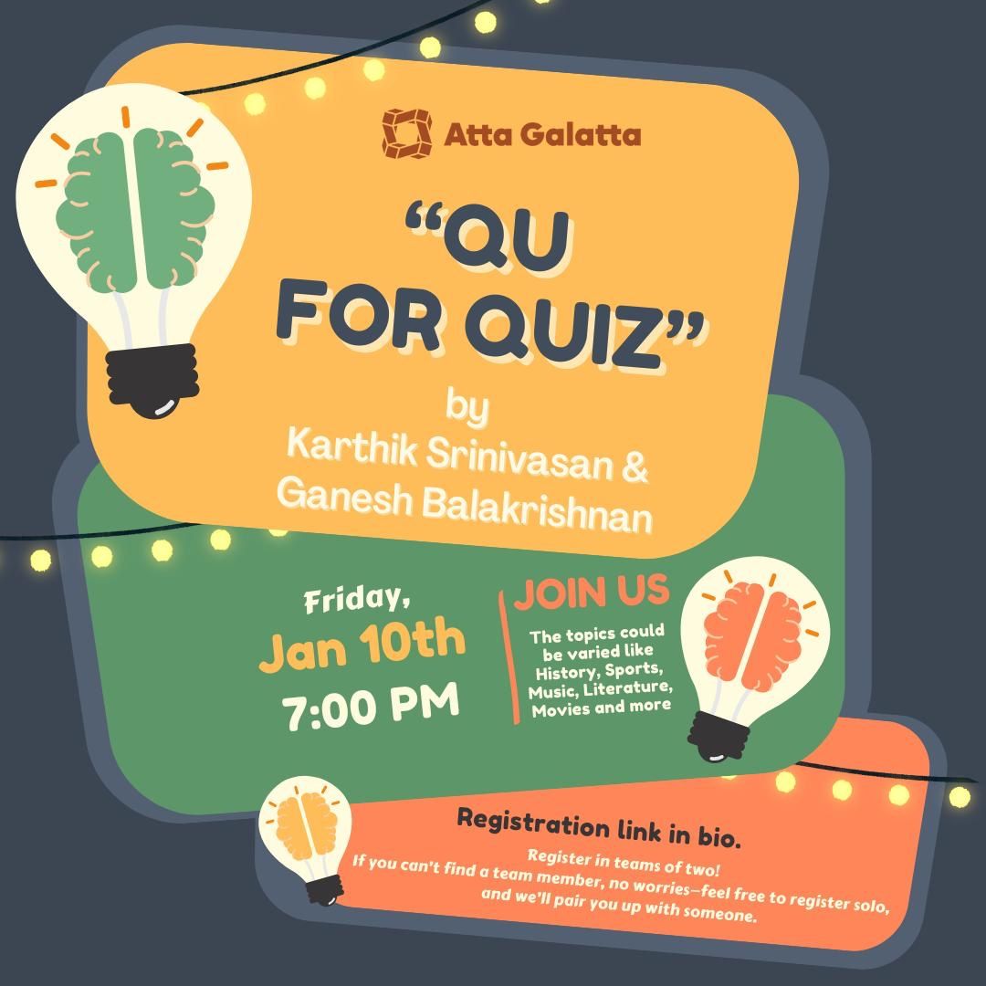 Karthik Srinivasan on LinkedIn: 📢📢📢Qu for Quiz is a monthly quiz event ... Karthik Srinivasan on LinkedIn: 📢📢📢Qu for Quiz is a monthly quiz event ...