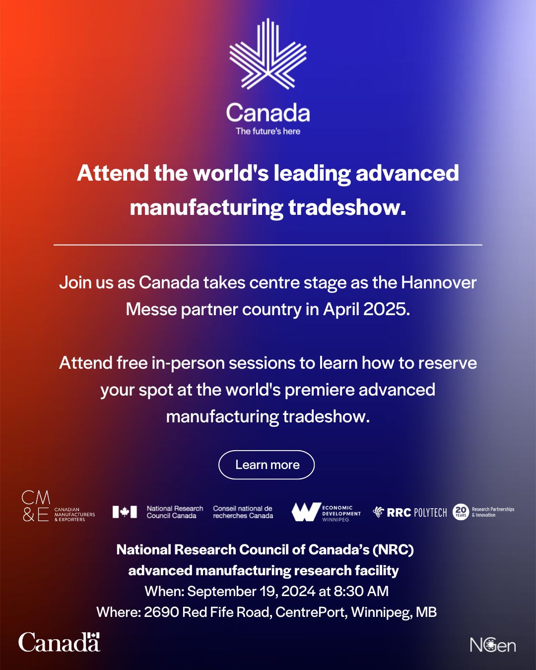 Bridget Bohan on LinkedIn: NGen Canada is looking forward to seeing you ... Bridget Bohan on LinkedIn: NGen Canada is looking forward to seeing you ...