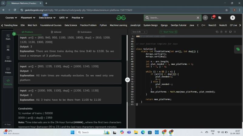 #geekstreak2024 #geeksforgeeks #dsa #codingchallenge #greedyalgorithm ... #geekstreak2024 #geeksforgeeks #dsa #codingchallenge #greedyalgorithm ...