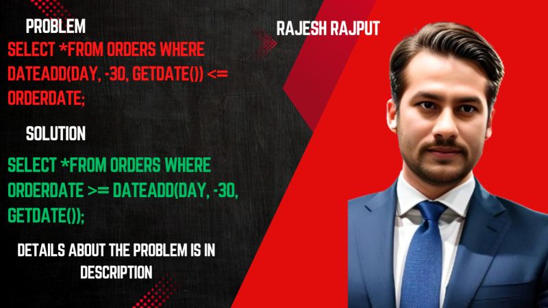Rajesh Kumar Rajput on LinkedIn: SQL Query with Issue (Unoptimized ... Rajesh Kumar Rajput on LinkedIn: SQL Query with Issue (Unoptimized ...
