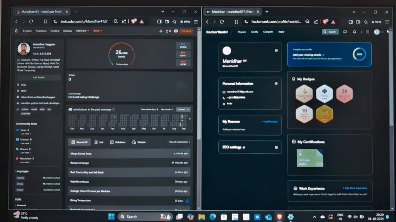 Manidhar Saggam on LinkedIn: #leetcode #hackerrank #codingjourney # ... Manidhar Saggam on LinkedIn: #leetcode #hackerrank #codingjourney # ...