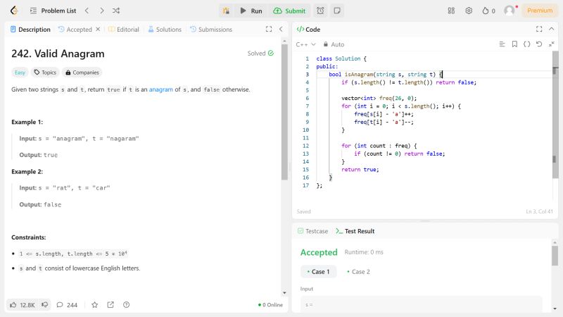 #100daysofleetcode #100daysofcode #leetcode #coding #dsa #cpp #anagrams ... #100daysofleetcode #100daysofcode #leetcode #coding #dsa #cpp #anagrams ...