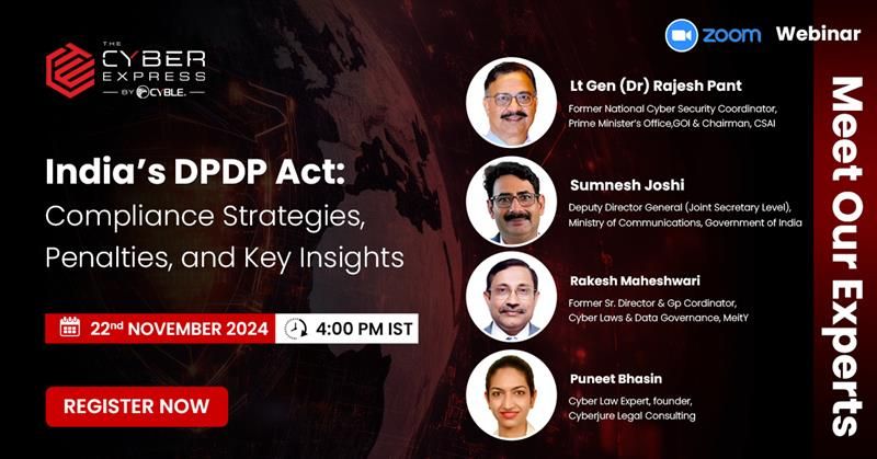 The Cyber Express By Cyble on LinkedIn: #dpdpact #webinar # ... The Cyber Express By Cyble on LinkedIn: #dpdpact #webinar # ...