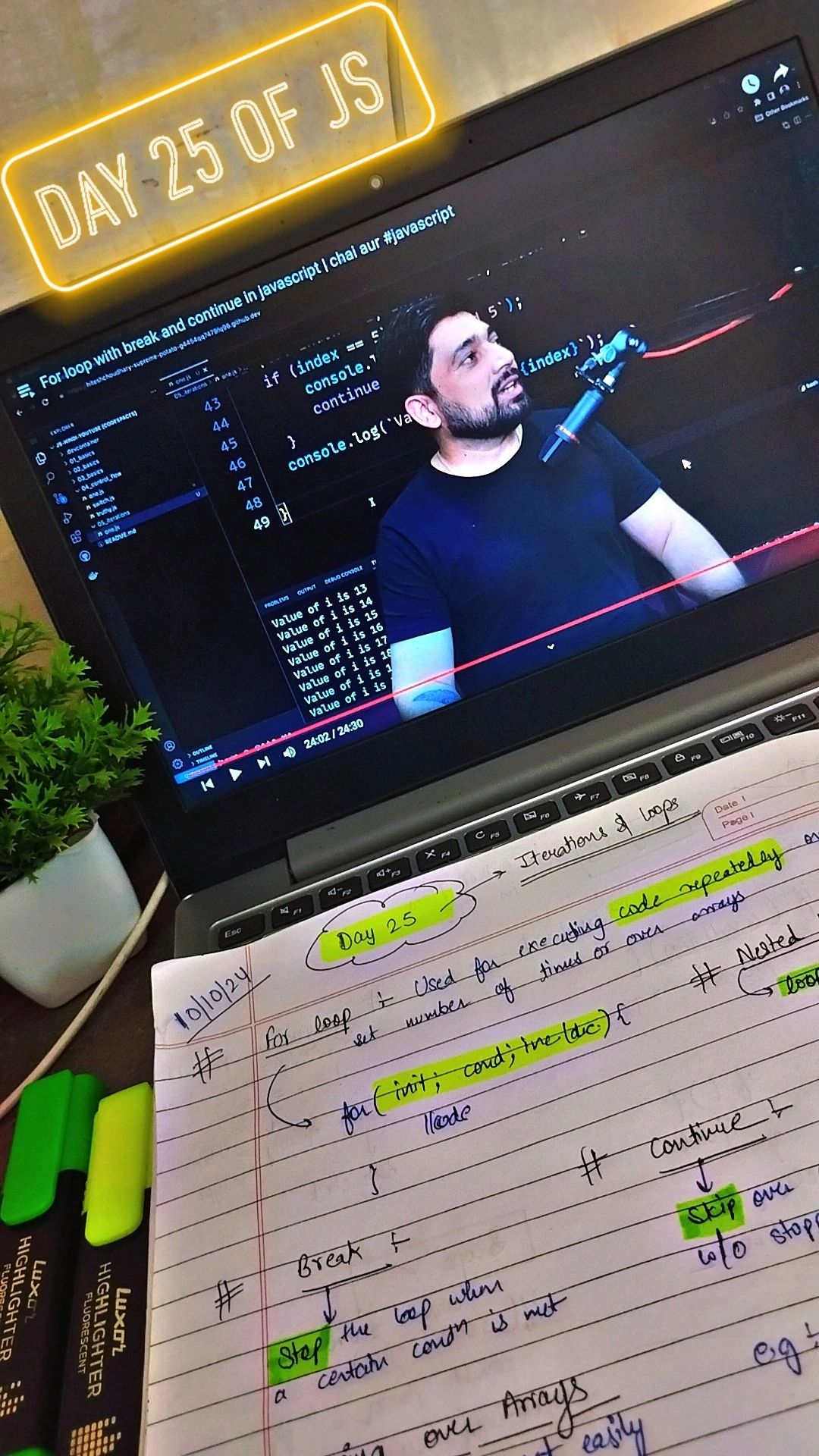 Neeru Gangarh on LinkedIn: #javascript #day25 #forloop #breakcontinue # ... Neeru Gangarh on LinkedIn: #javascript #day25 #forloop #breakcontinue # ...
