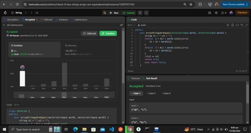 Solved another LeetCode problem! | Ali Hassan posted on the topic ... Solved another LeetCode problem! | Ali Hassan posted on the topic ...
