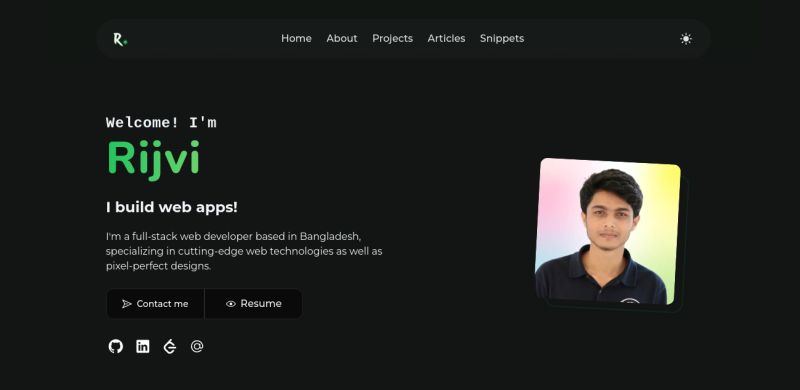 Rijvi Mahmud on LinkedIn: #nextjs #reactjs #tailwindcss #javascript # ... Rijvi Mahmud on LinkedIn: #nextjs #reactjs #tailwindcss #javascript # ...
