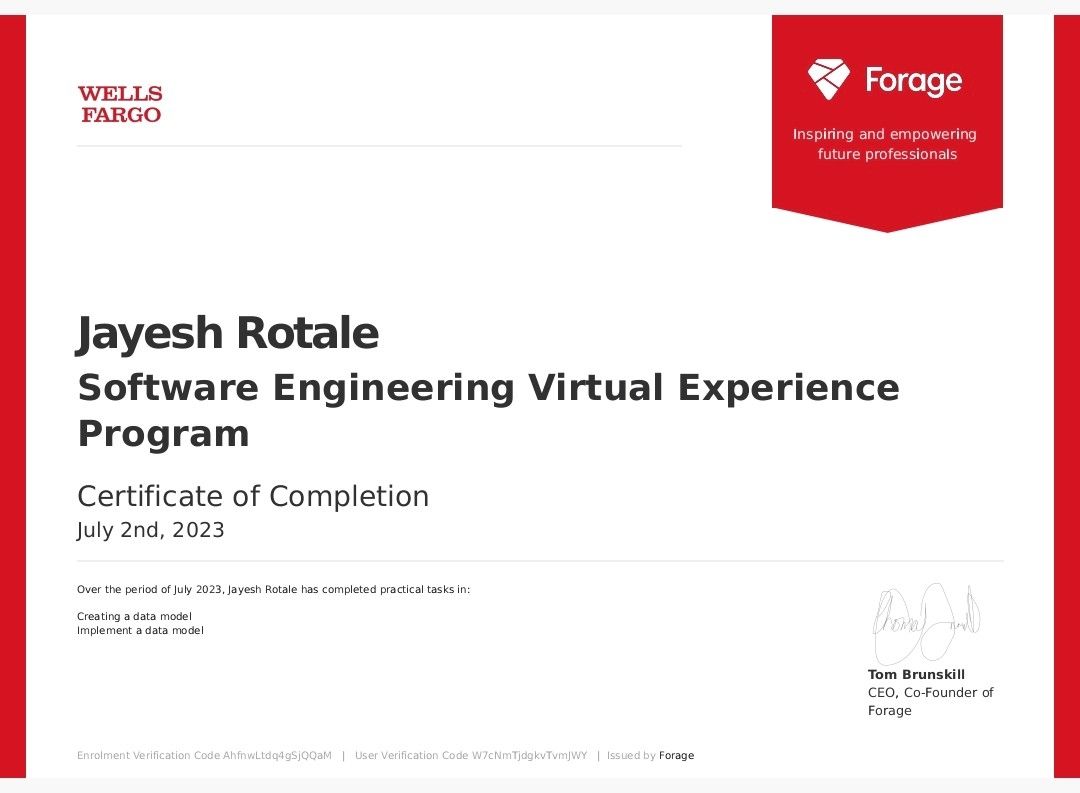 Jayesh Rotale on LinkedIn: #experience #internship #share #softwareengineer Jayesh Rotale on LinkedIn: #experience #internship #share #softwareengineer
