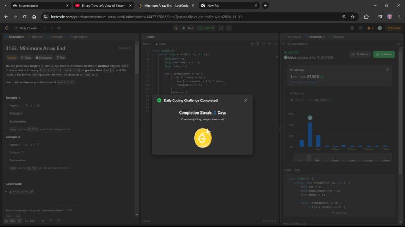 Mahek . on LinkedIn: #100daysofcode #codingjourney #leetcode # ... Mahek . on LinkedIn: #100daysofcode #codingjourney #leetcode # ...