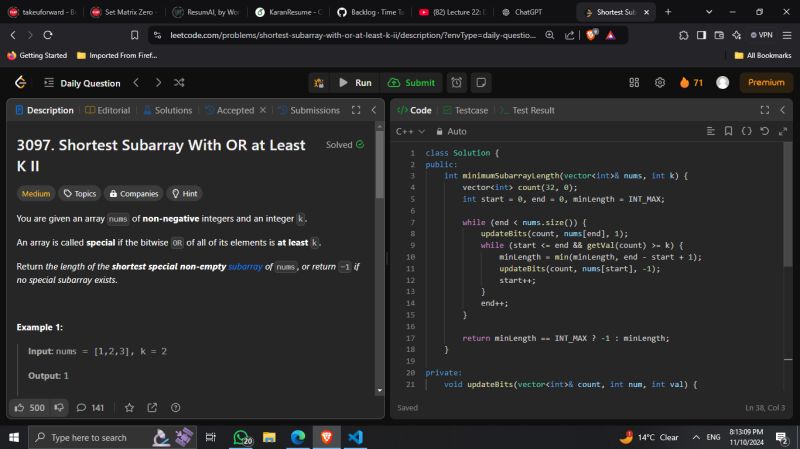 Karan Chauhan on LinkedIn: Today's Leetcode question is done! Karan Chauhan on LinkedIn: Today's Leetcode question is done!