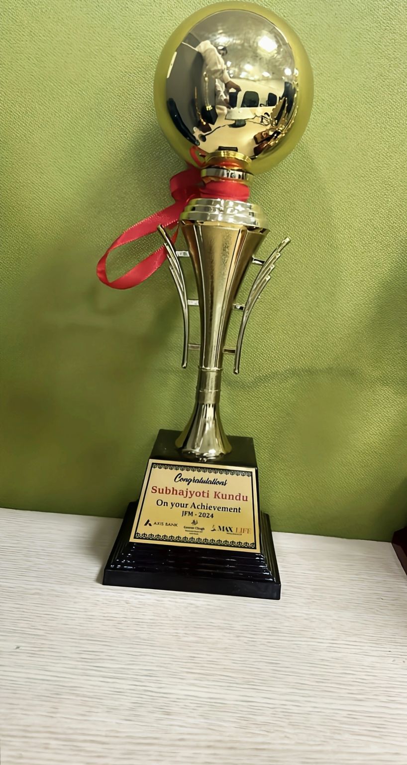 SUBHAJYOTI KUNDU on LinkedIn: #achievementjfm #nri SUBHAJYOTI KUNDU on LinkedIn: #achievementjfm #nri