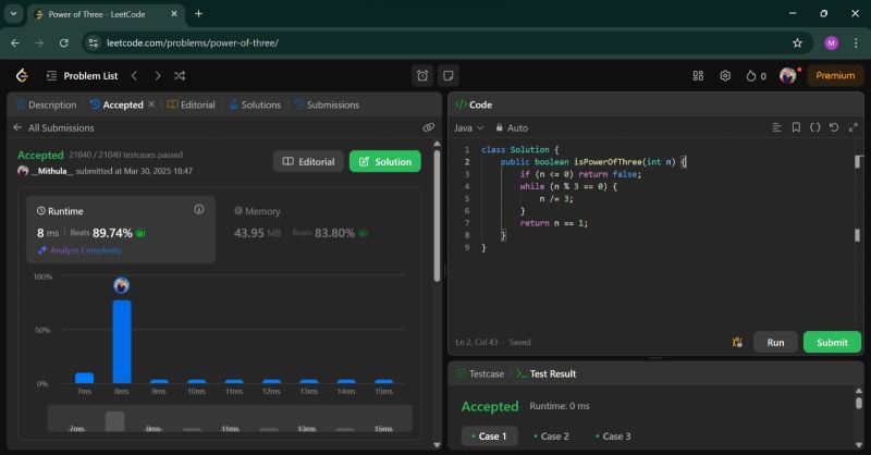 #100dayofcode #leetcode #problemsolving #codingjourney… | Mithula T #100dayofcode #leetcode #problemsolving #codingjourney… | Mithula T