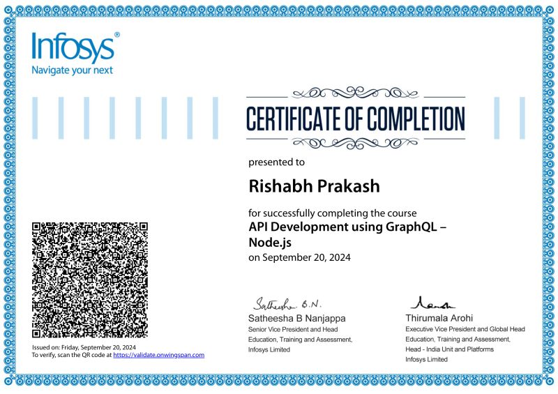 RISHABH PRAKASH on LinkedIn: #graphql #nodejs #api #webdevelopment # ... RISHABH PRAKASH on LinkedIn: #graphql #nodejs #api #webdevelopment # ...
