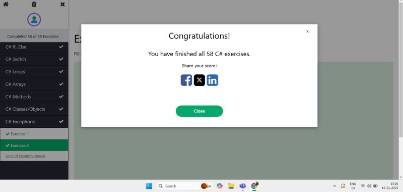 Hemanth Adithya Varma on LinkedIn: #csharp #codingjourney # ... Hemanth Adithya Varma on LinkedIn: #csharp #codingjourney # ...