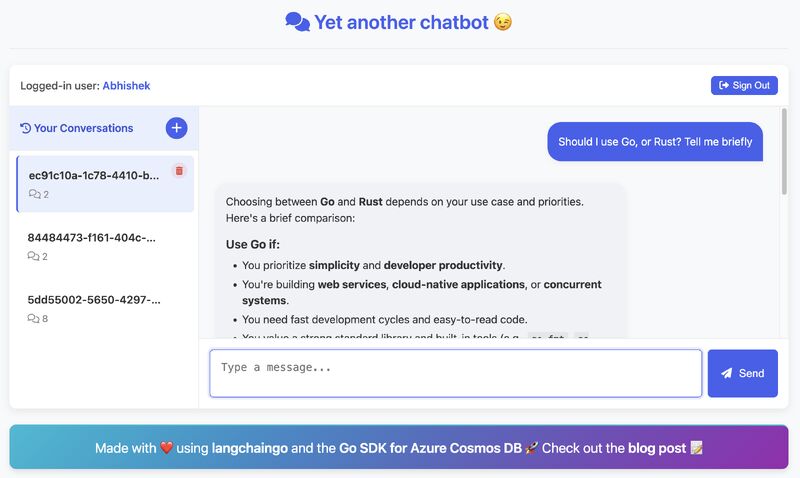#golang #nosql #langchaingo #azure | Abhishek Gupta #golang #nosql #langchaingo #azure | Abhishek Gupta