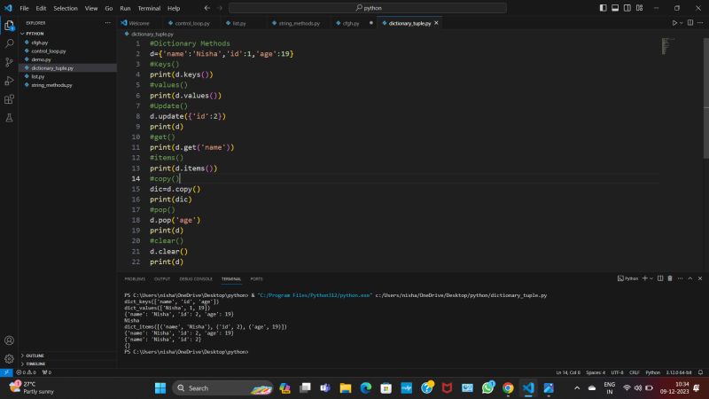 Nisha Yadavakunta on LinkedIn: #python #pythonlearning #pythonprogramming Nisha Yadavakunta on LinkedIn: #python #pythonlearning #pythonprogramming