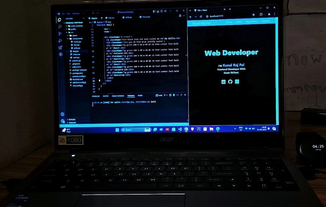Kunal Raj Pal on LinkedIn: Working on a Portfolio web Using ReactJS ... Kunal Raj Pal on LinkedIn: Working on a Portfolio web Using ReactJS ...