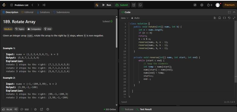 #100daysofcode #java #leetcode #array #codingjourney #100daysofcode ... #100daysofcode #java #leetcode #array #codingjourney #100daysofcode ...