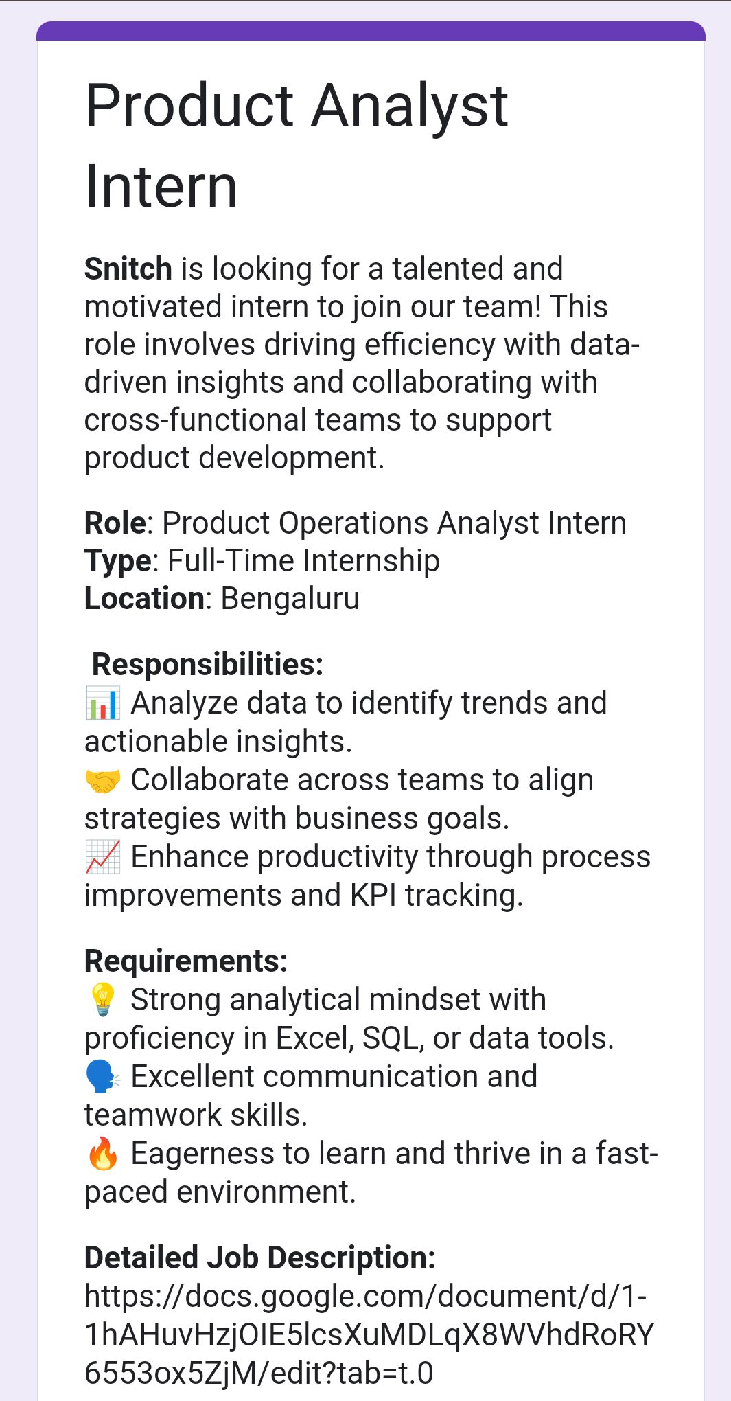 Jyoti Bhasin on LinkedIn: #hiring #intern #analyst #referral Jyoti Bhasin on LinkedIn: #hiring #intern #analyst #referral