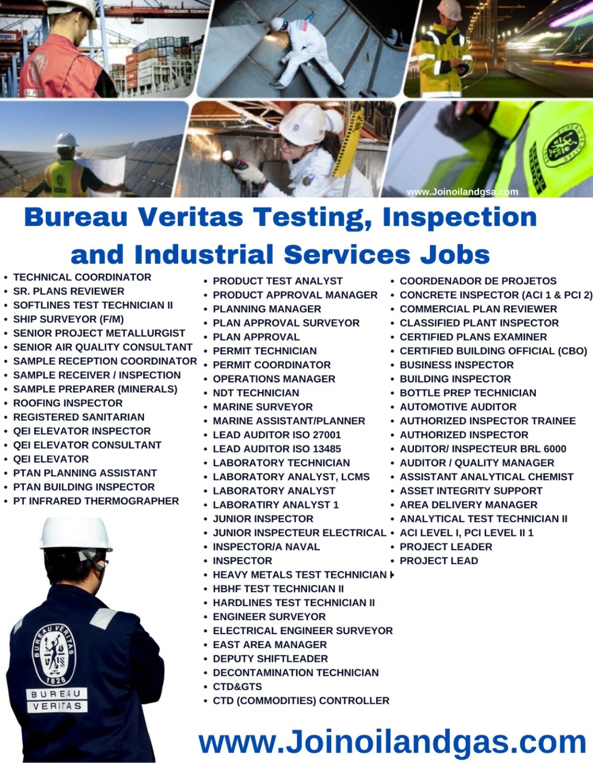 Bureau VERITAS Testing, Inspection and Industrial Services Jobs It ... Bureau VERITAS Testing, Inspection and Industrial Services Jobs It ...