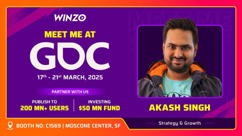 #gdc #indiapavilion #winzoatgdc #gdc2025 | AKASH SINGH #gdc #indiapavilion #winzoatgdc #gdc2025 | AKASH SINGH