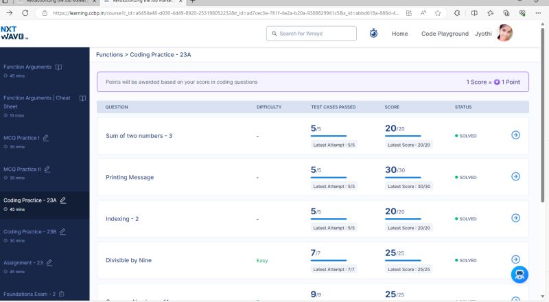 Jyothi oduri on LinkedIn: #day72 #100daysofcodechallenge #nxtwave #python Jyothi oduri on LinkedIn: #day72 #100daysofcodechallenge #nxtwave #python