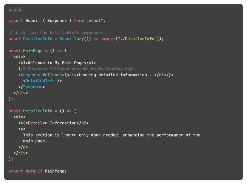 Rajesh Polarati on LinkedIn: #react #javascript #lazyloading # ... Rajesh Polarati on LinkedIn: #react #javascript #lazyloading # ...