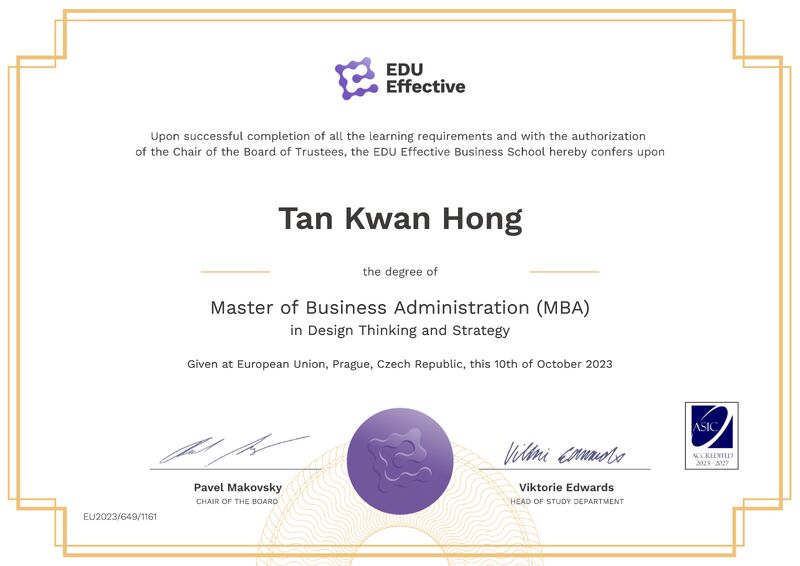 I am delighted to announce the successful completion of the Master of ... I am delighted to announce the successful completion of the Master of ...