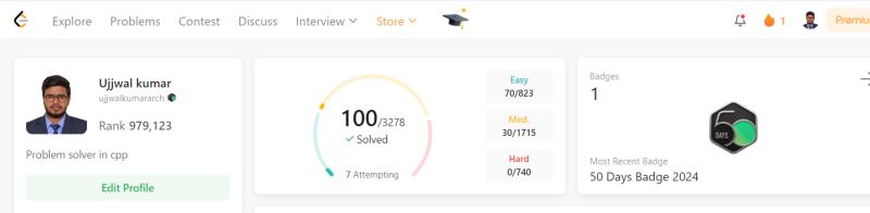 Ujjwal Kumar on LinkedIn: #leetcode #tech #programming #dsa Ujjwal Kumar on LinkedIn: #leetcode #tech #programming #dsa