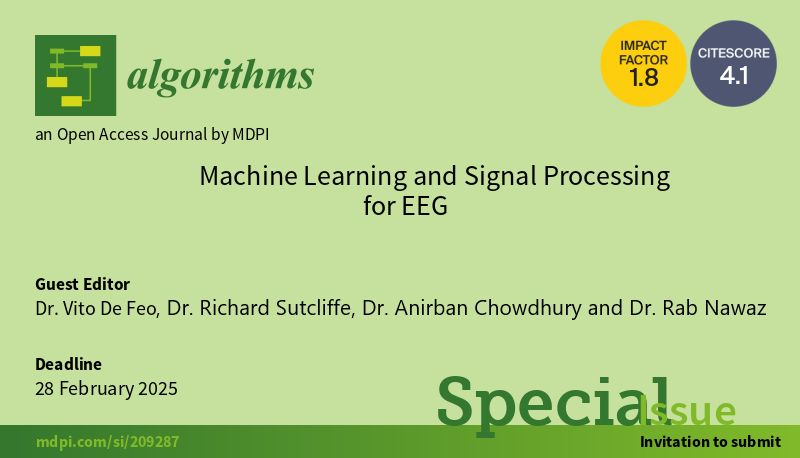 Algorithms MDPI on LinkedIn: #specialissue #machinelearning # ... Algorithms MDPI on LinkedIn: #specialissue #machinelearning # ...