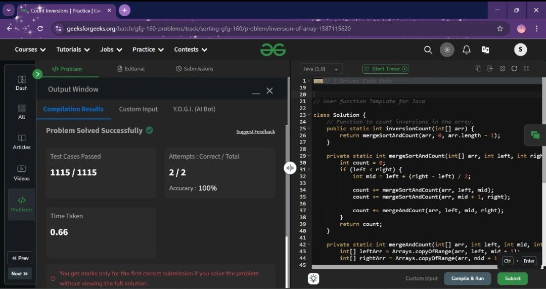 Sharlyn Bernice S on LinkedIn: #dsa #codingchallenge #geeksforgeeks # ... Sharlyn Bernice S on LinkedIn: #dsa #codingchallenge #geeksforgeeks # ...