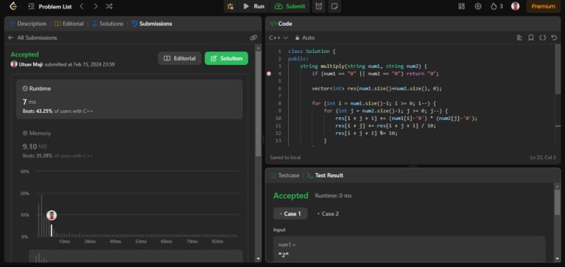Utsav Maji on LinkedIn: #leetcode #cpp #codingjourney #dailycoding #dsa ... Utsav Maji on LinkedIn: #leetcode #cpp #codingjourney #dailycoding #dsa ...