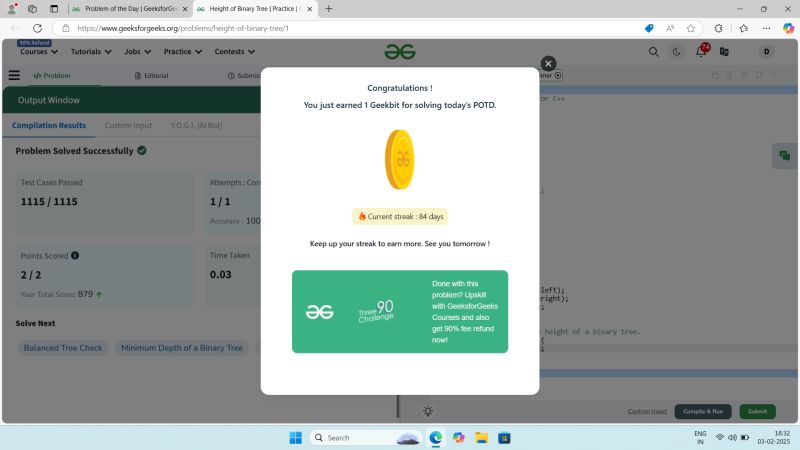 #gfg160 #geekstreak2024 #day79 #codingchallenge #geeksforgeeks ... #gfg160 #geekstreak2024 #day79 #codingchallenge #geeksforgeeks ...