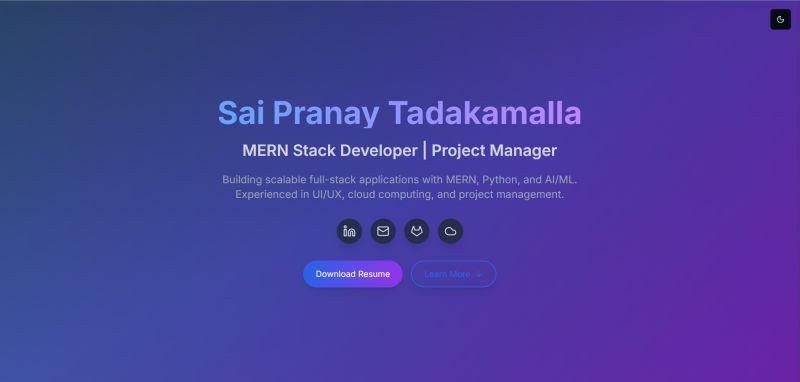 #portfoliolaunch #vercel #reactjs #mernstack #ai #cloudcomputing… | Sai ... #portfoliolaunch #vercel #reactjs #mernstack #ai #cloudcomputing… | Sai ...