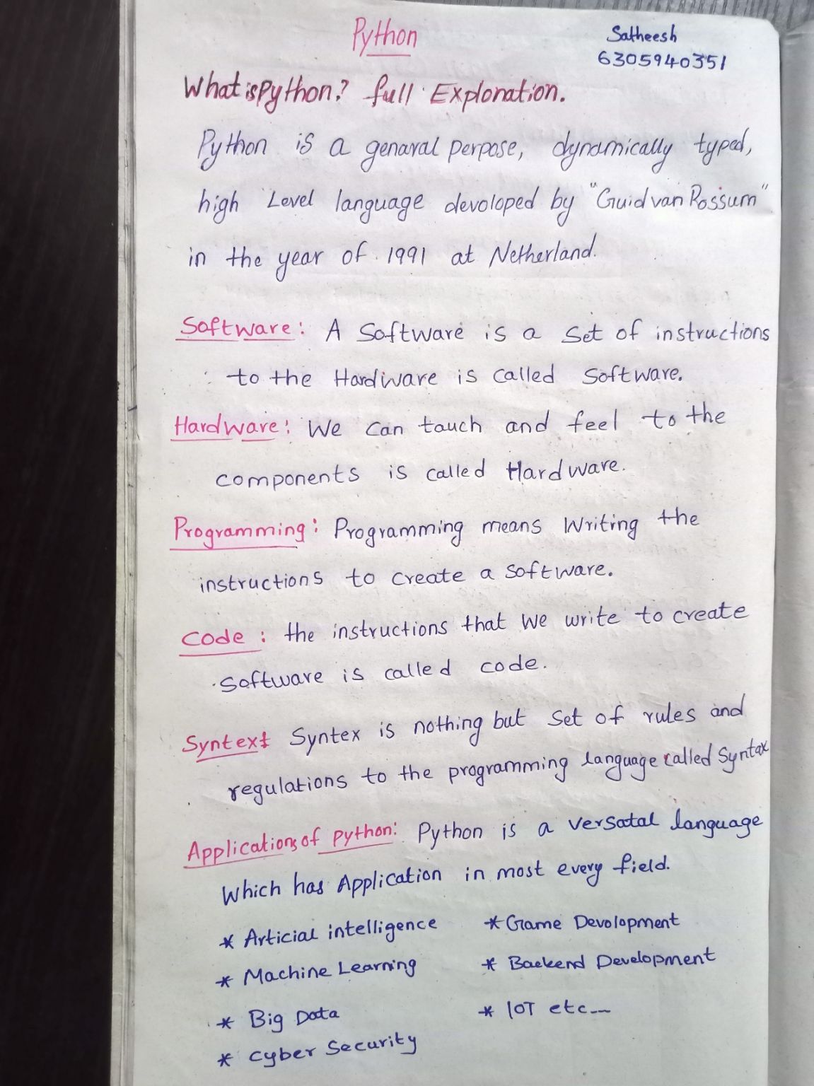 Satheesh Reddy on LinkedIn: #python #practice #problemsolving # ... Satheesh Reddy on LinkedIn: #python #practice #problemsolving # ...