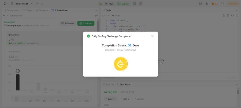 Shivangi Bangar on LinkedIn: #problemoftheday #leetcode #day53 #coding ... Shivangi Bangar on LinkedIn: #problemoftheday #leetcode #day53 #coding ...