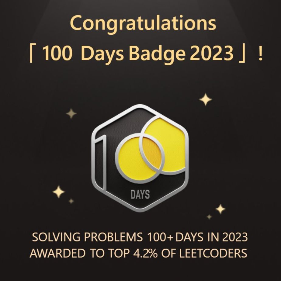Finished 100+ Days of LeetCode Solving Problems | Thanmai Sai posted on ... Finished 100+ Days of LeetCode Solving Problems | Thanmai Sai posted on ...