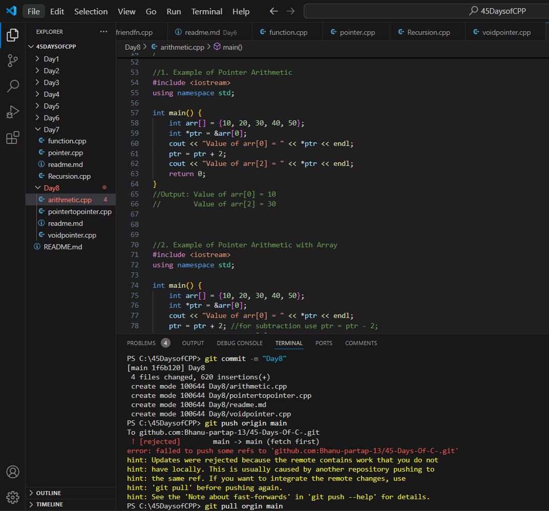 Bhanu Partap on LinkedIn: #cplusplus #day8 #codechallenge #pointers # ... Bhanu Partap on LinkedIn: #cplusplus #day8 #codechallenge #pointers # ...