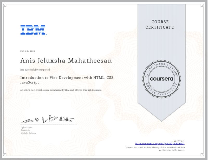 Anis jeluxsha Mahatheesan on LinkedIn: #html #css #javascript # ... Anis jeluxsha Mahatheesan on LinkedIn: #html #css #javascript # ...