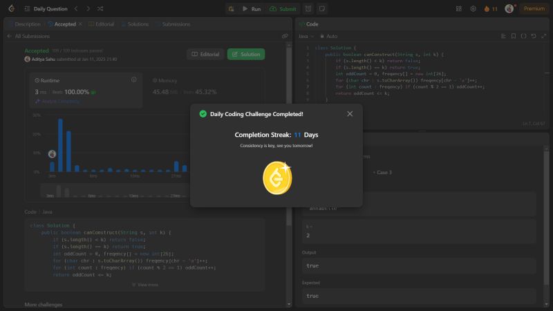 Aditya Prasad Sahu on LinkedIn: #leetcode100 #100daysofleetcode # ... Aditya Prasad Sahu on LinkedIn: #leetcode100 #100daysofleetcode # ...