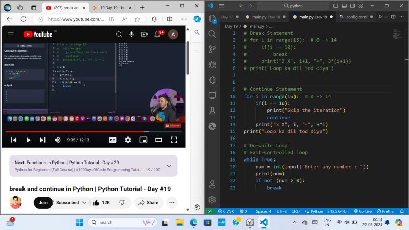 Amresh Sahu on LinkedIn: #100daysofpython #python #breakstatement # ... Amresh Sahu on LinkedIn: #100daysofpython #python #breakstatement # ...