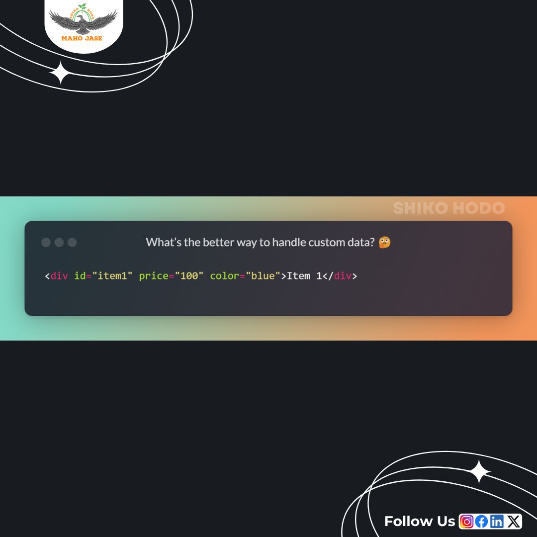 Maho Jase IT on LinkedIn: #codesmart #htmltips #devlife #webdesign # ... Maho Jase IT on LinkedIn: #codesmart #htmltips #devlife #webdesign # ...