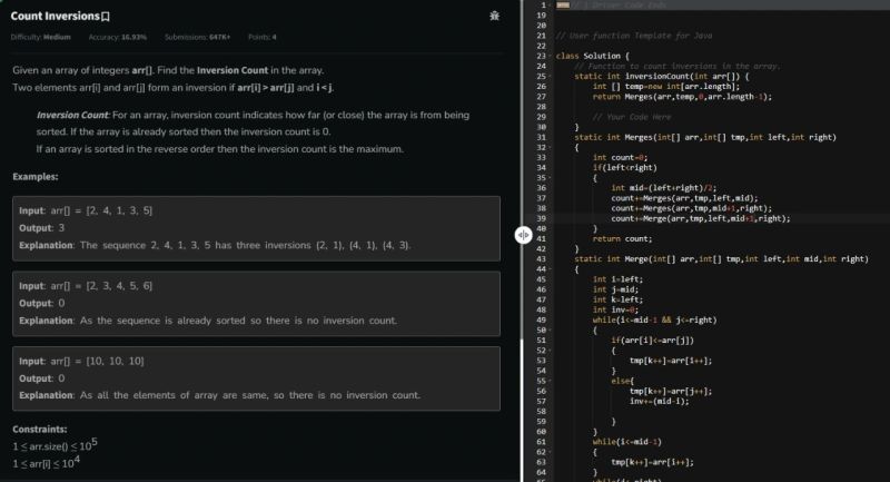 #dsa #problemsolving #gfg160 #geekstreak2025 #java #100daysofcode ... #dsa #problemsolving #gfg160 #geekstreak2025 #java #100daysofcode ...