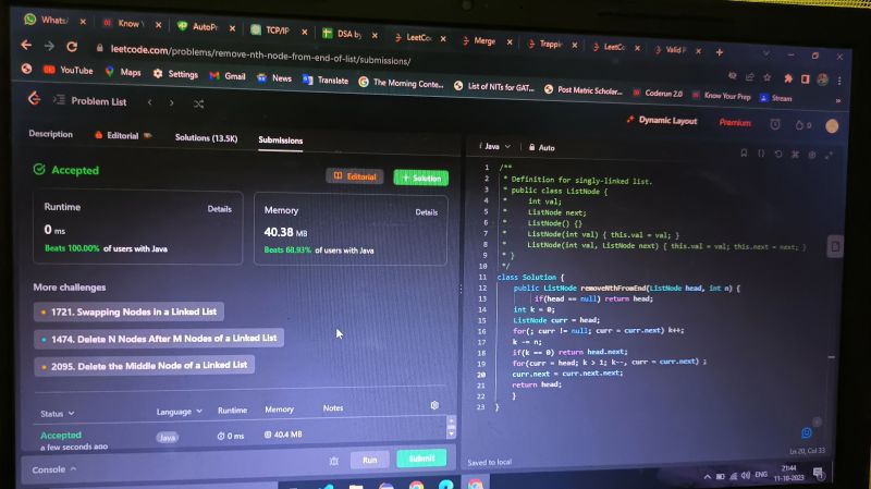 NILESH KUMAR on LinkedIn: #day11 #dsa #leetcode #50daysofcode # ... NILESH KUMAR on LinkedIn: #day11 #dsa #leetcode #50daysofcode # ...