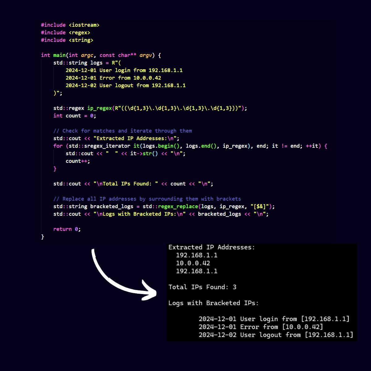 Ramtin Tajbakhsh on LinkedIn: #cplusplus #programming #regex Ramtin Tajbakhsh on LinkedIn: #cplusplus #programming #regex