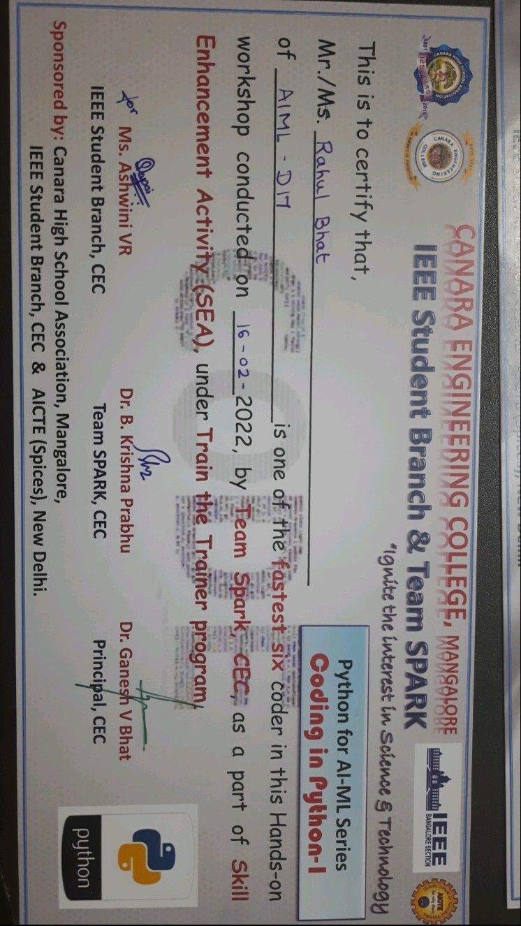 M RAHUL BHAT on LinkedIn: #pythonprogramming #python M RAHUL BHAT on LinkedIn: #pythonprogramming #python