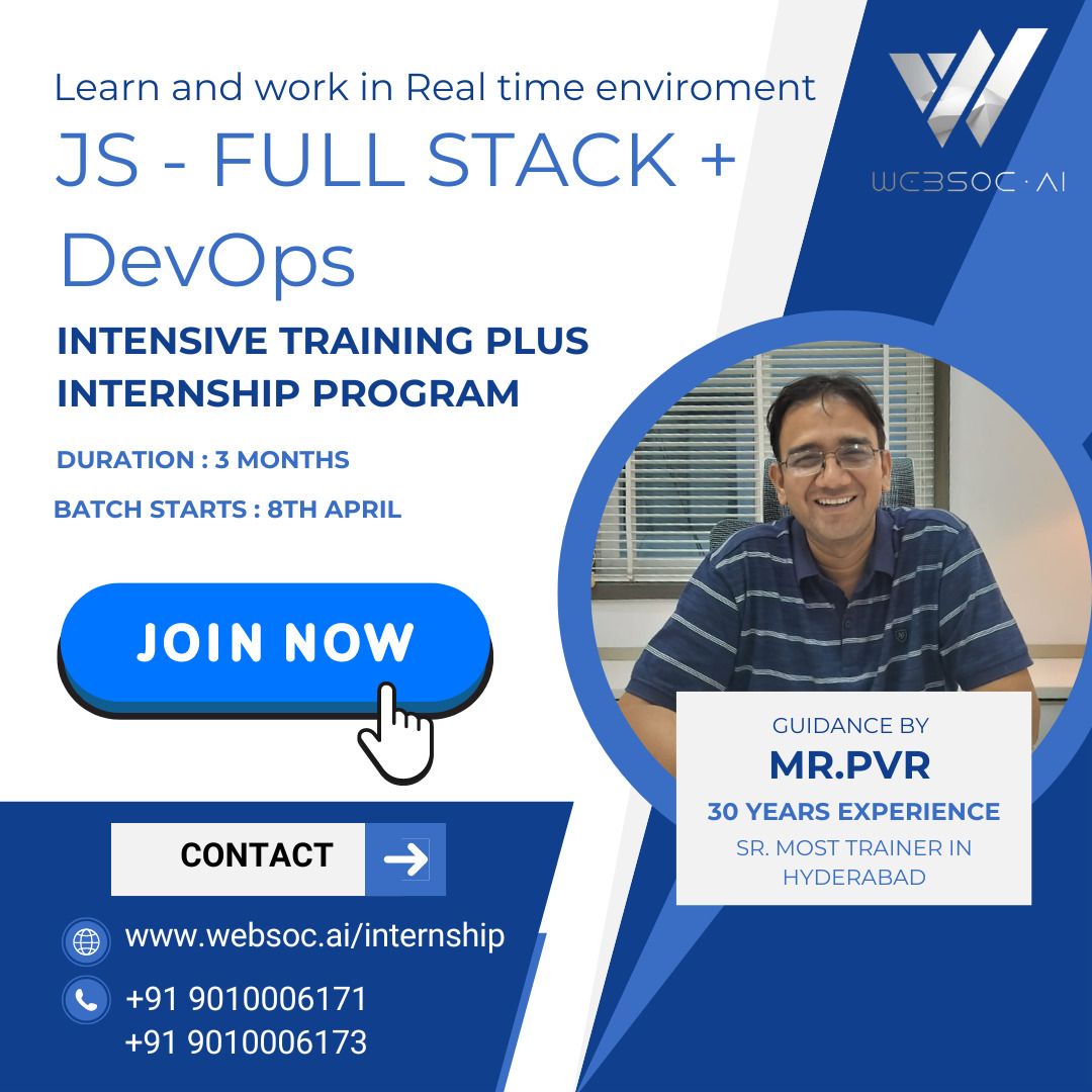 WEBSOC.AI on LinkedIn: #javascript #fullstack #devops #learnandgrow # ... WEBSOC.AI on LinkedIn: #javascript #fullstack #devops #learnandgrow # ...