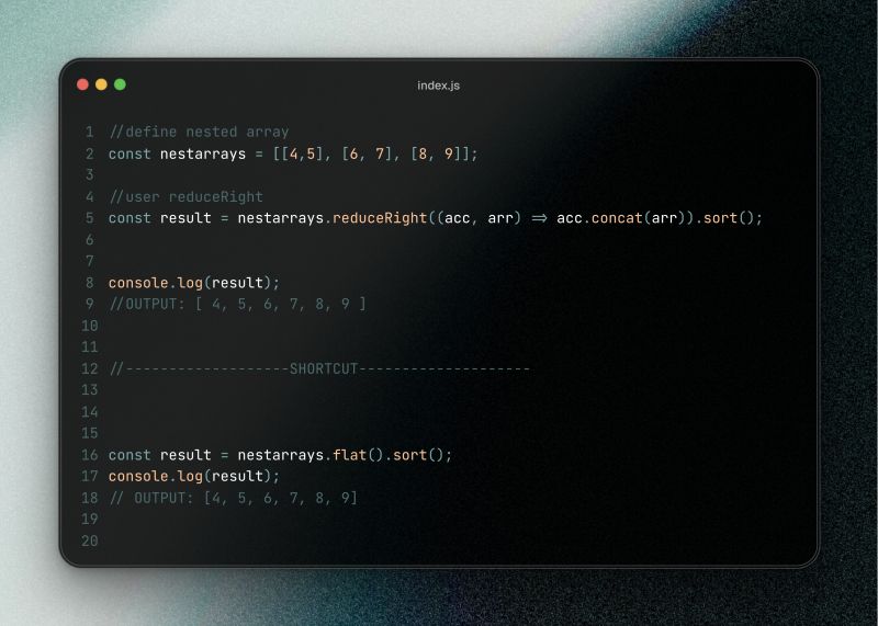 MD Imtiaz Nayeem Shawon on LinkedIn: #codeoptimization #javascript #es6 ... MD Imtiaz Nayeem Shawon on LinkedIn: #codeoptimization #javascript #es6 ...